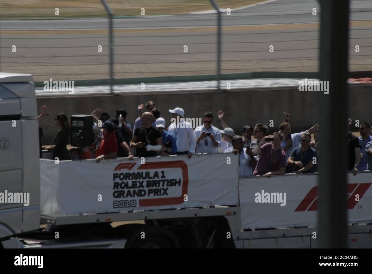 f1 driver parade Stock Photo - Alamy