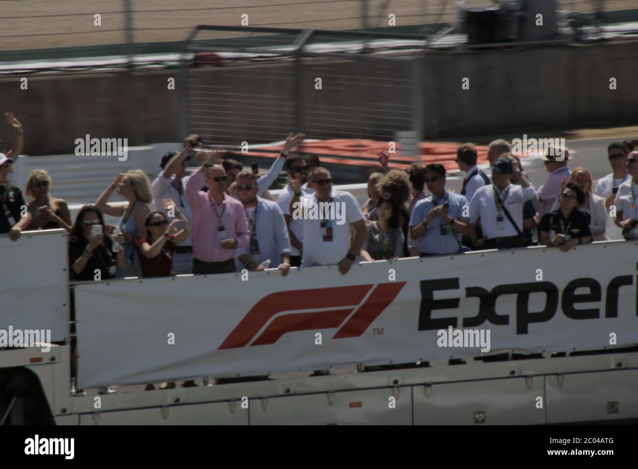 f1 driver parade Stock Photo - Alamy