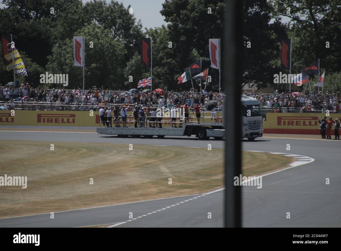 f1 driver parade Stock Photo - Alamy