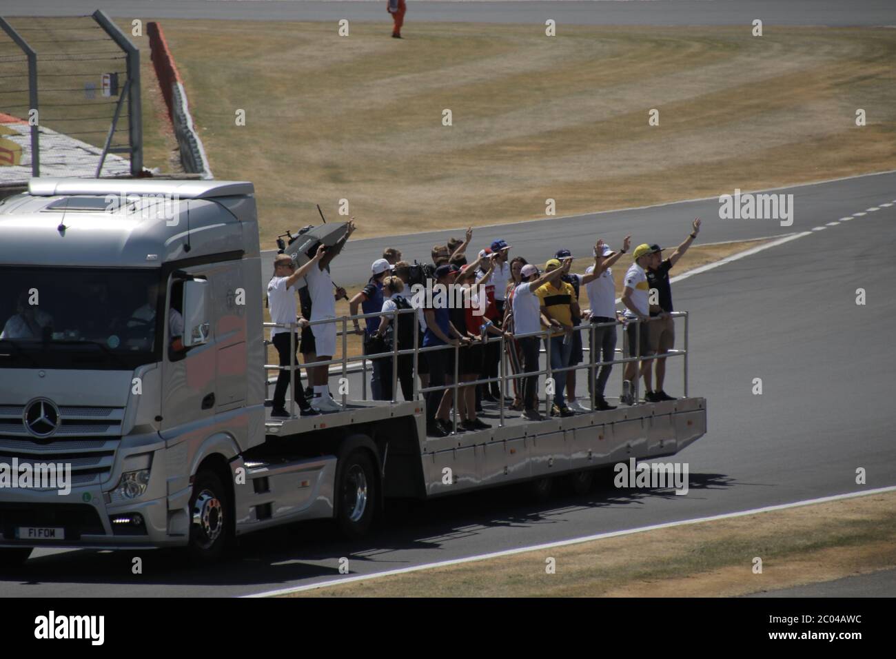 f1 driver parade Stock Photo - Alamy