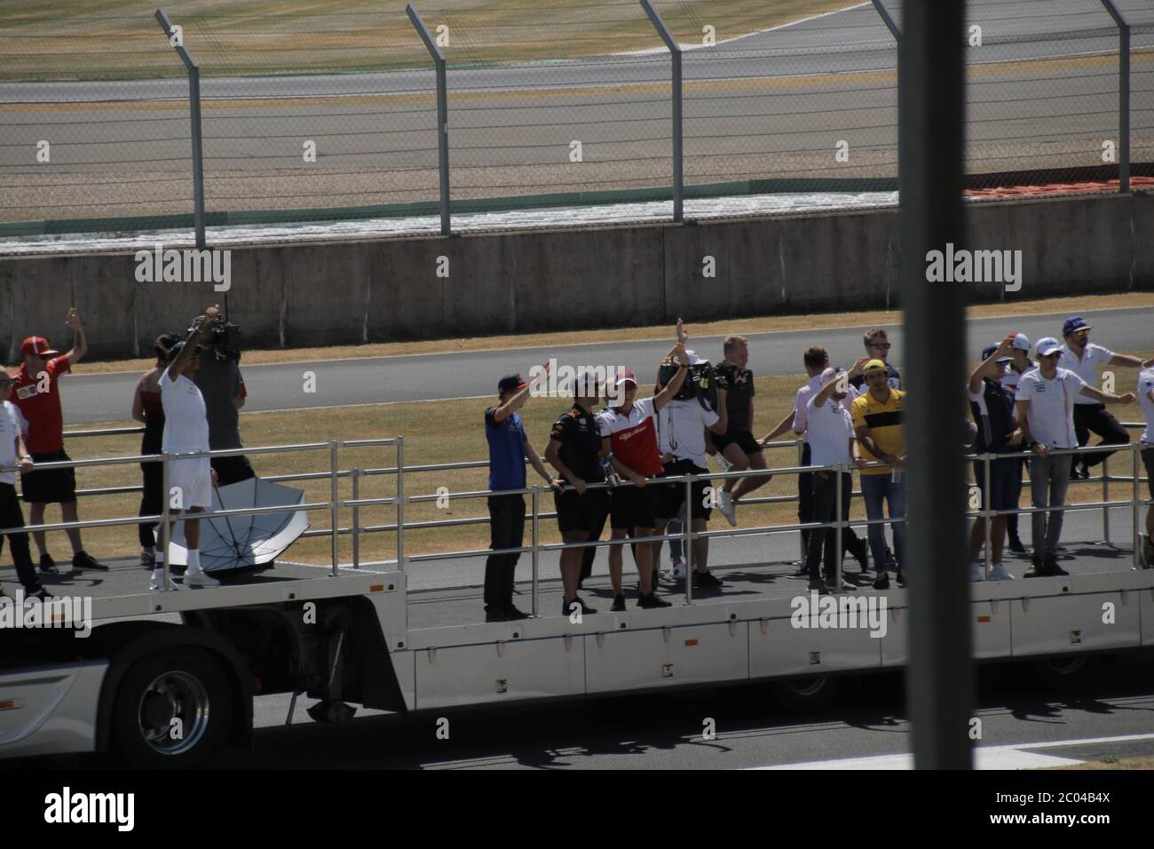 f1 driver parade Stock Photo - Alamy