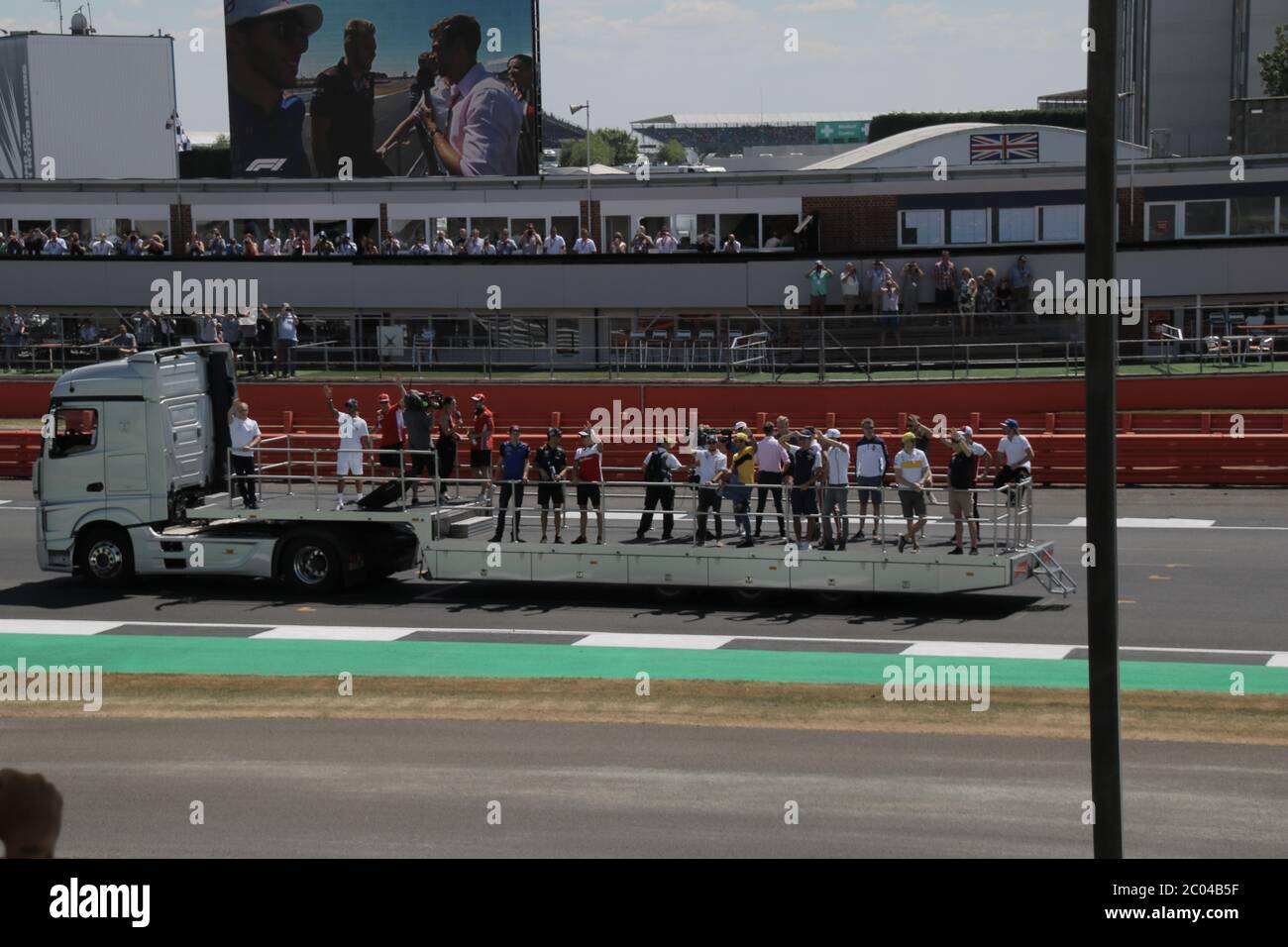 f1 driver parade Stock Photo - Alamy