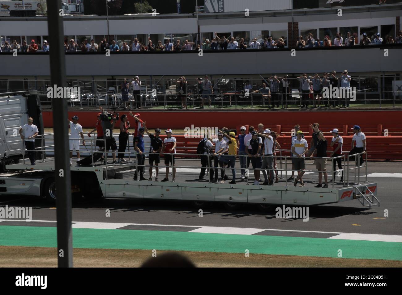 f1 driver parade Stock Photo - Alamy