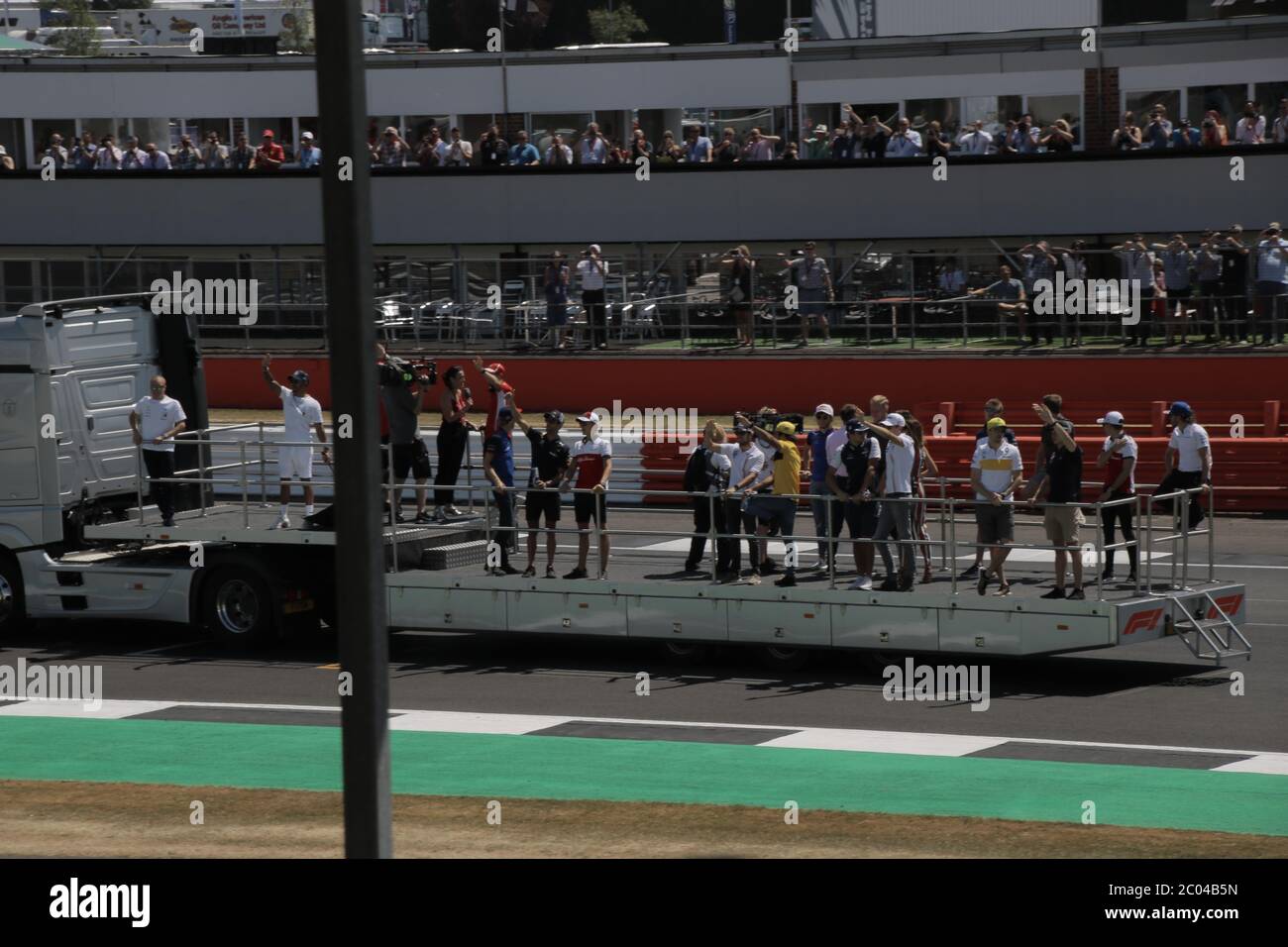 f1 driver parade Stock Photo - Alamy