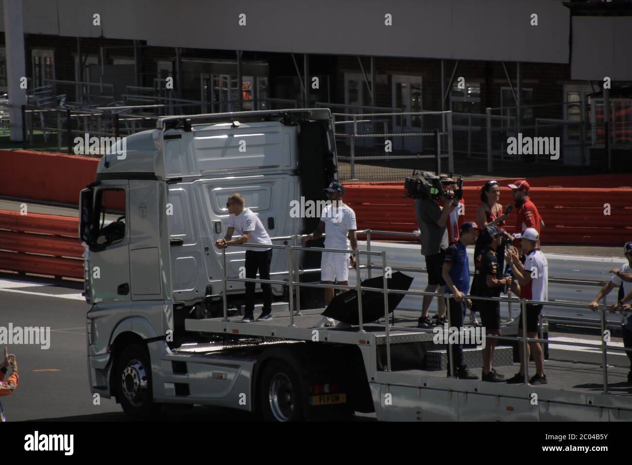 f1 driver parade Stock Photo - Alamy