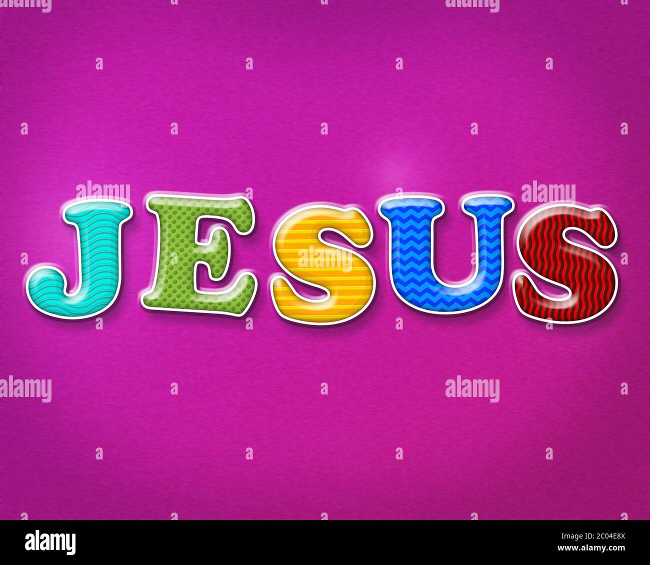 Colorful Jesus Theme Stock Photo - Alamy