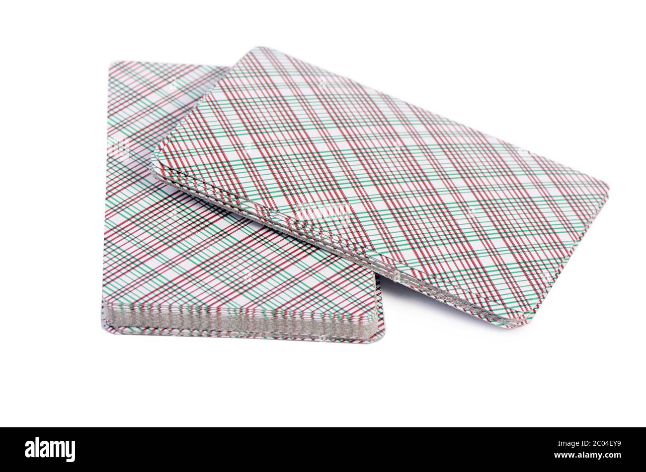 Playing cards isolated on white background Stock Photo - Alamy