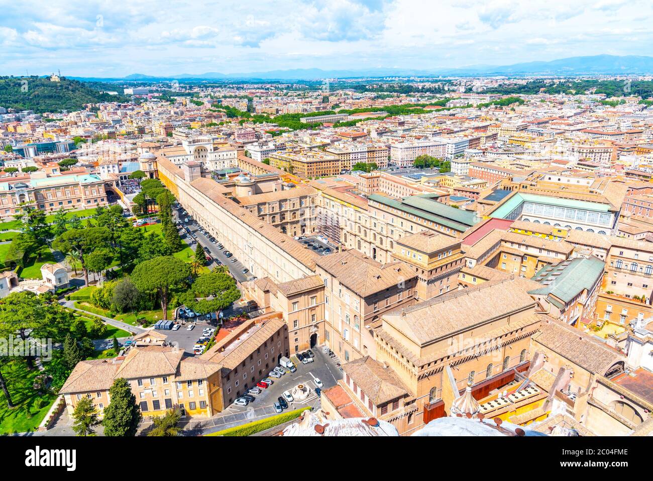 Sistine Chapel Aerial View