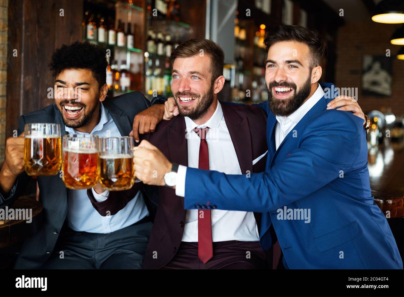 Male colleagues games hi-res stock photography and images - Alamy
