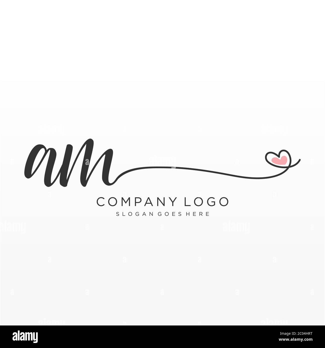 Am initials logo Stock Vector Images - Alamy