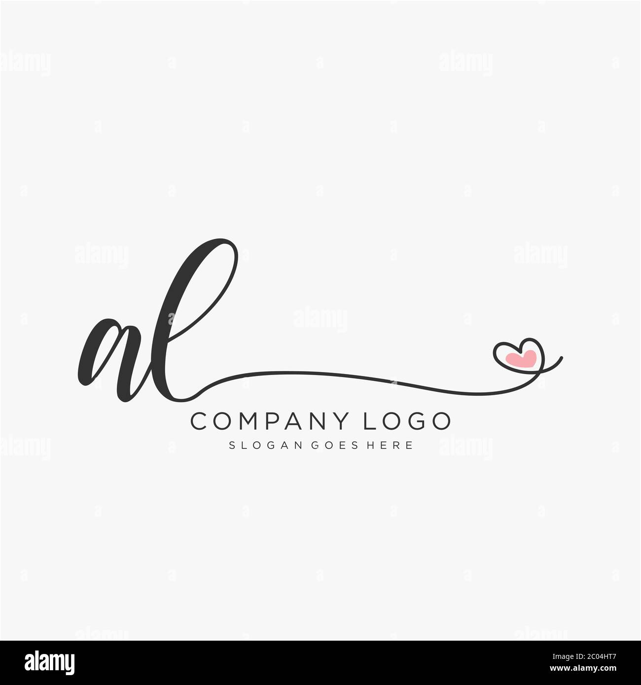 Al letter logo Cut Out Stock Images & Pictures - Alamy