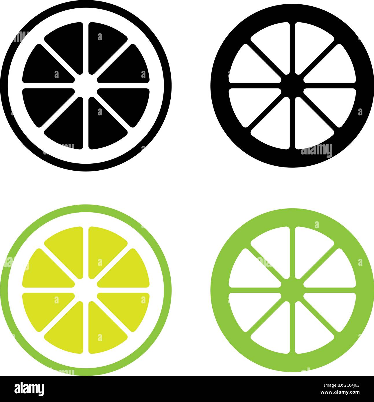 Lemon citrus app icon Stock Vector Images - Alamy