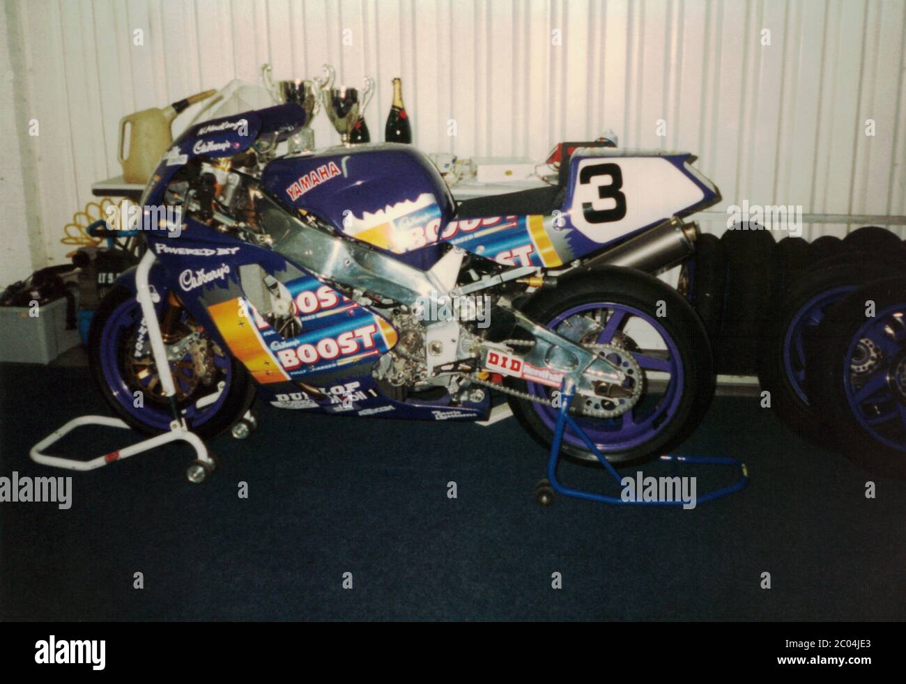 Cadbury Boost British Superbikes Yamaha YZF 750 Motorcycle 1996 Stock ...