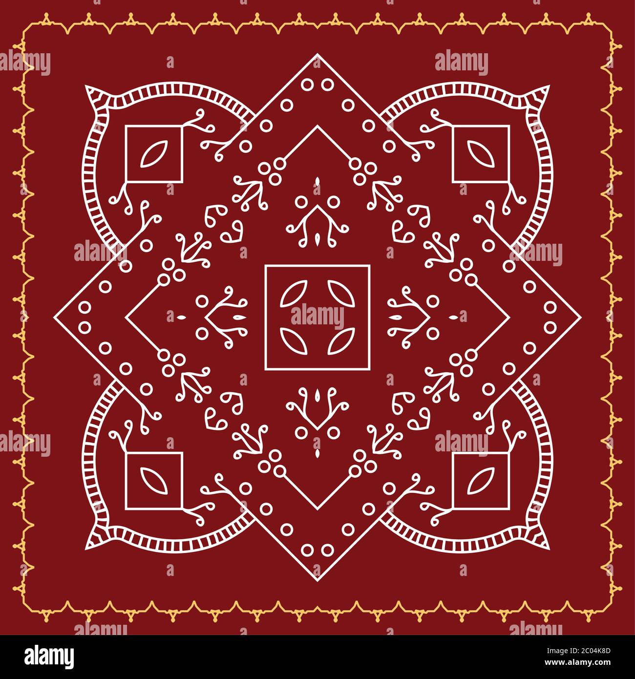 Folk Traditional, Tribal Design, Motif, Wall Painting Vector ...