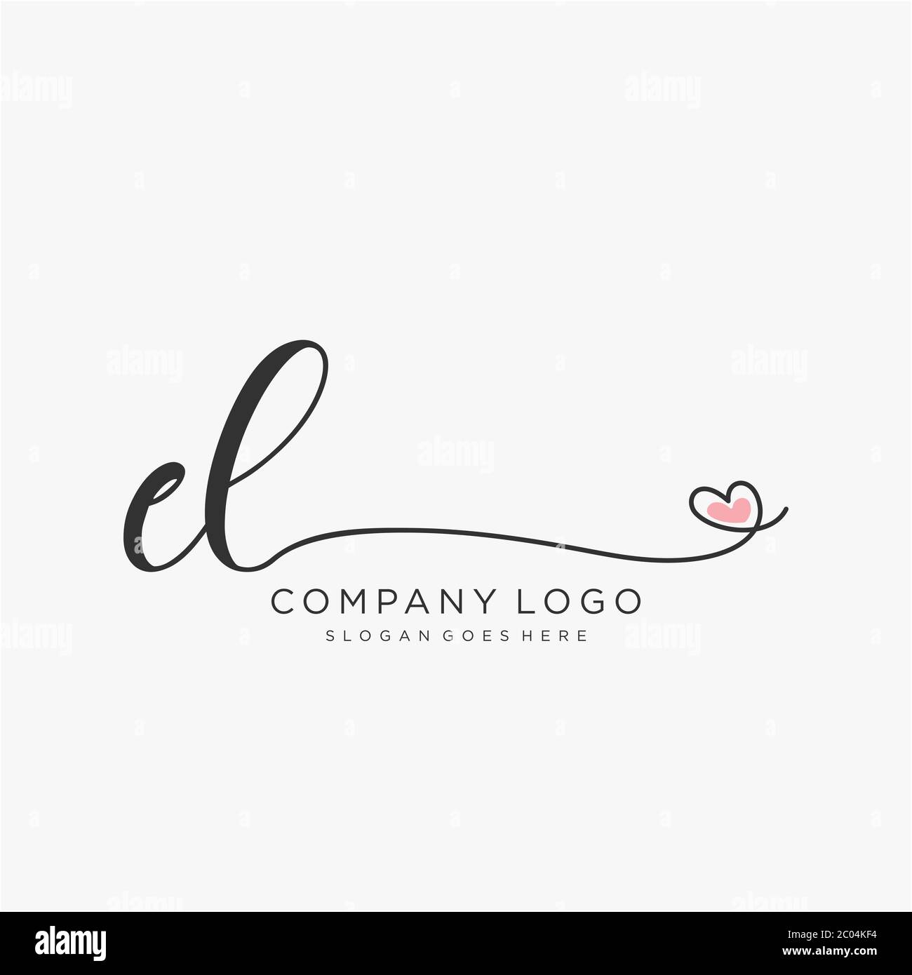 El logo design Cut Out Stock Images & Pictures - Alamy