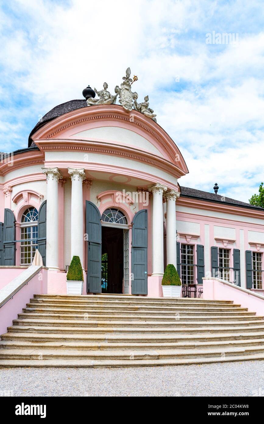 Baroque Pavilion in Melk Abbey Garden, Melk, Austria Stock Photo - Alamy