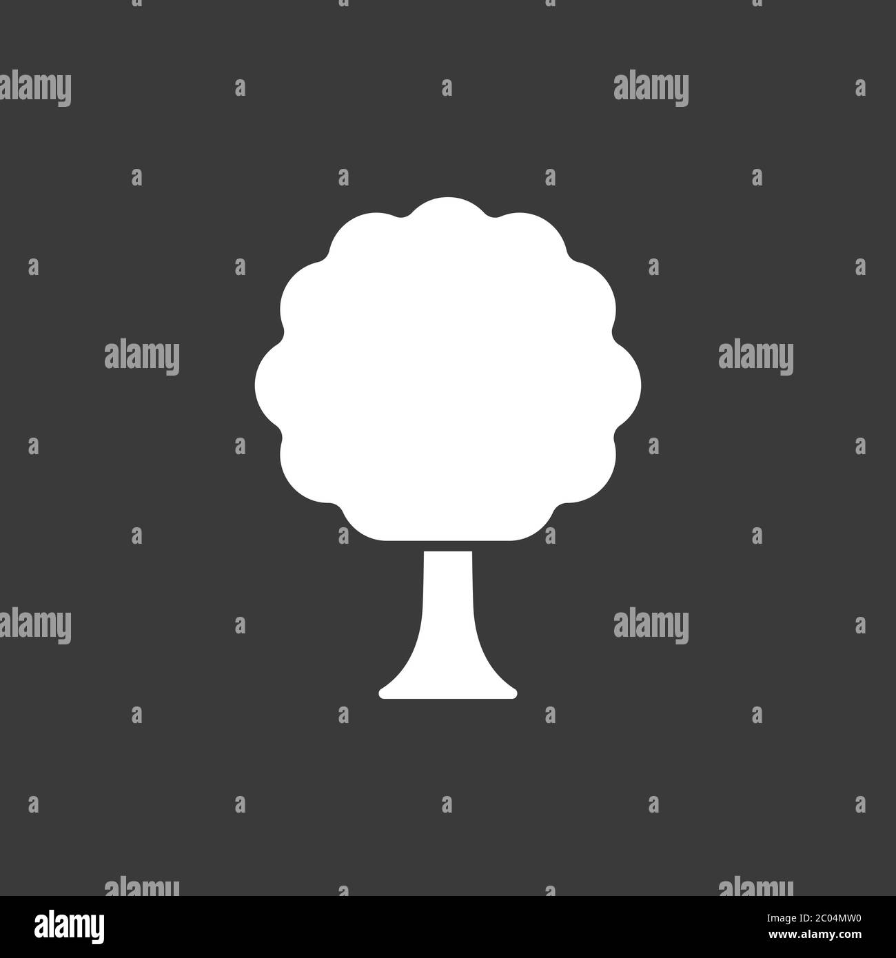 Tree vector icon, trees symbol isolated on background Stock Vector ...
