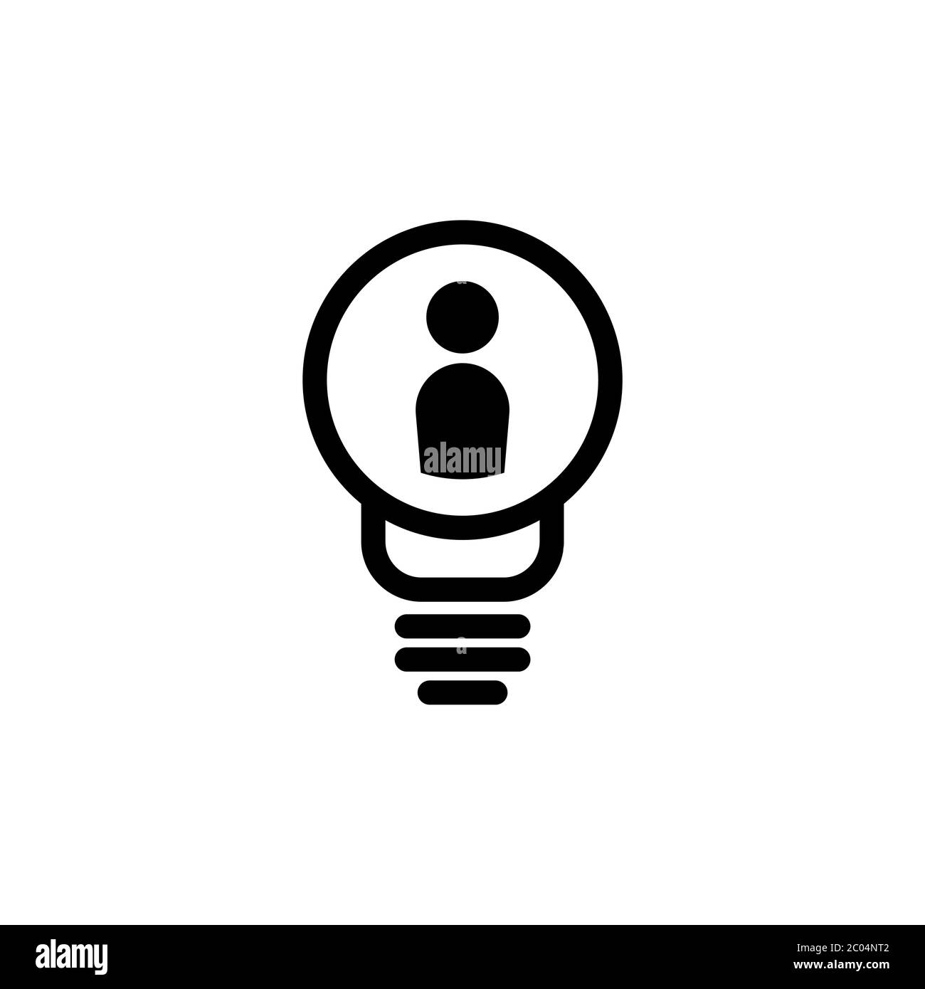 person idea vector design template illustration Stock Vector Image ...