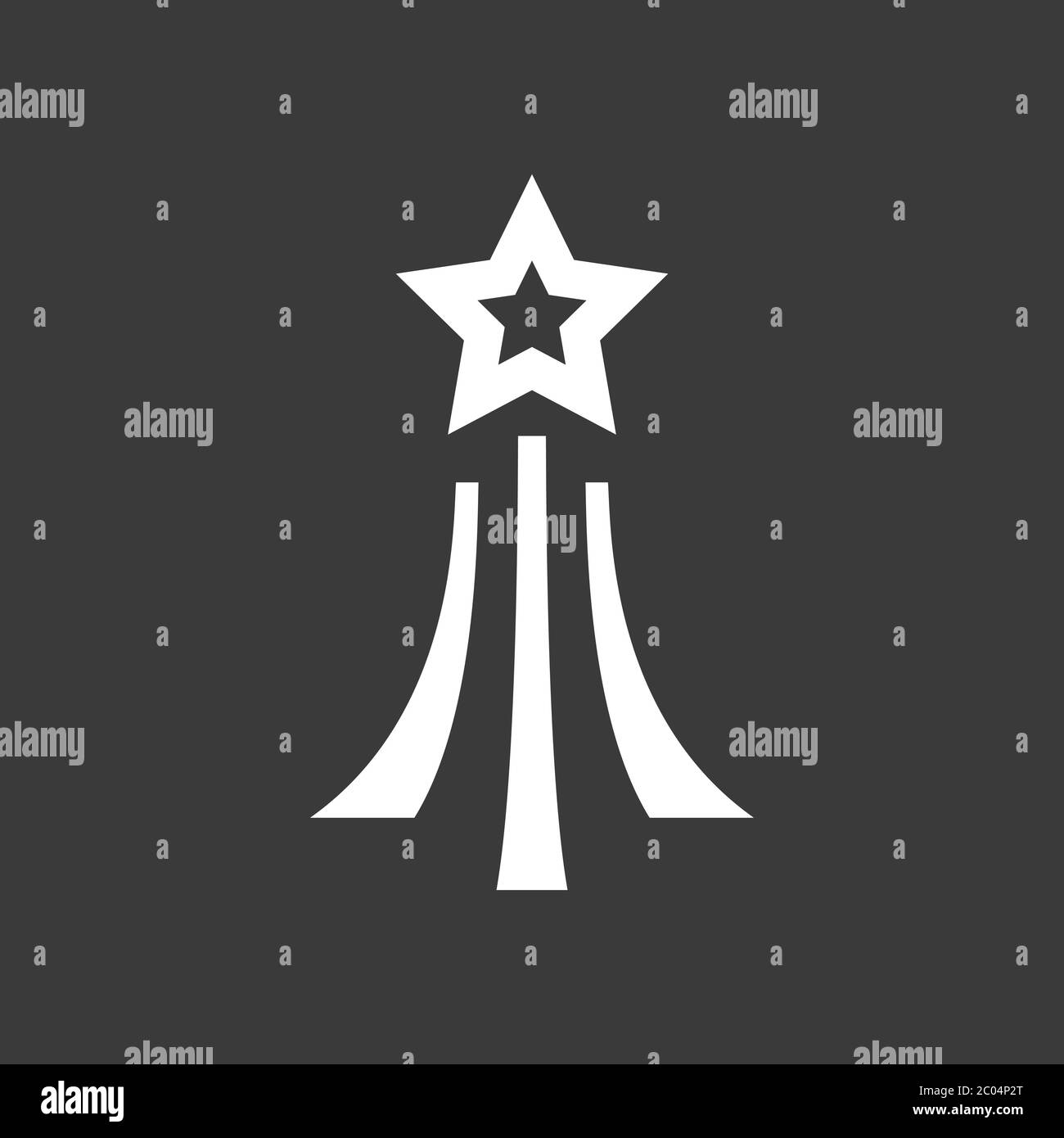 Victory vector icon. Winner symbol isolated on background Stock Vector ...