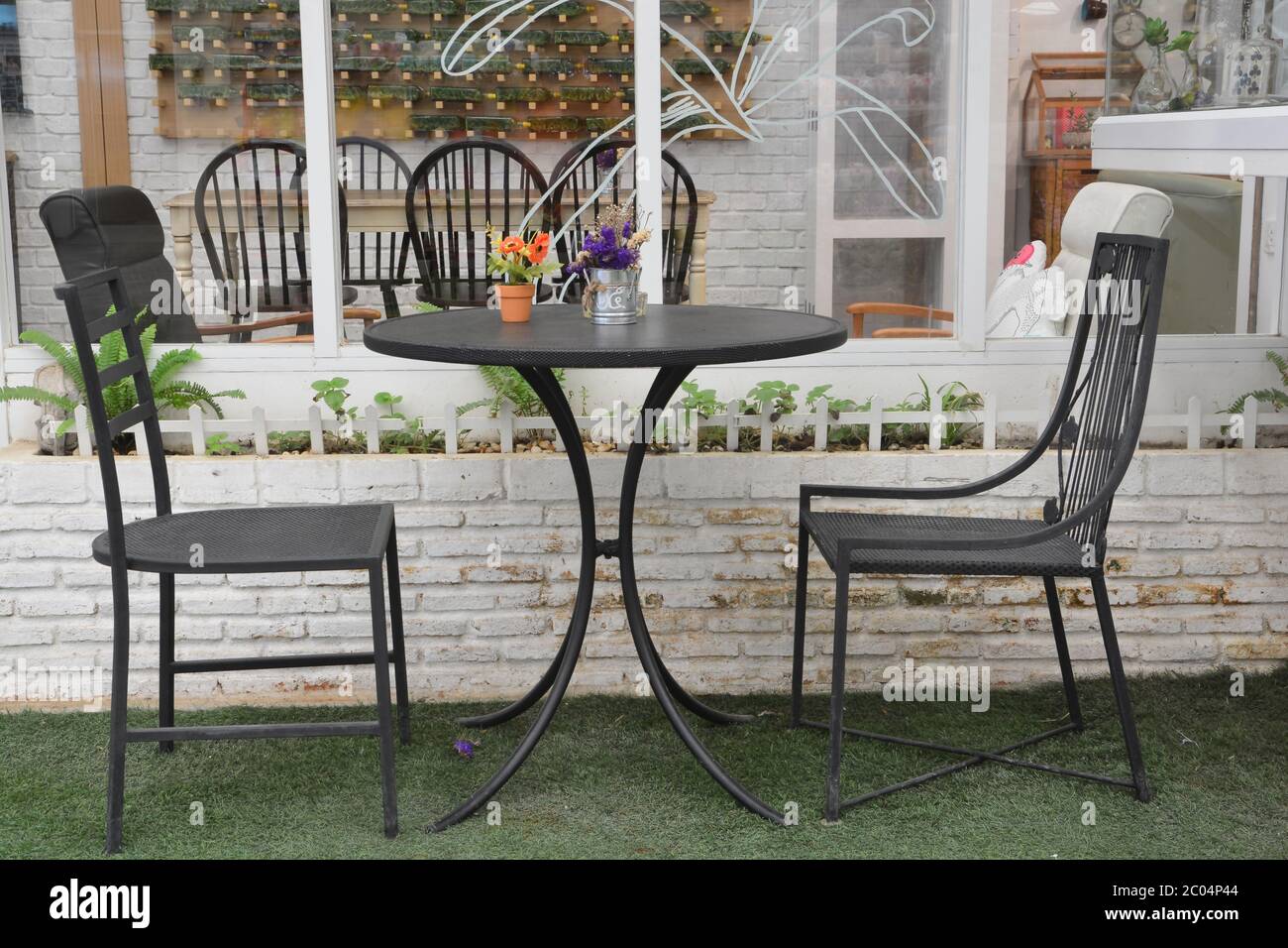 Interior of famous terrace cafe hi-res stock photography and images - Alamy