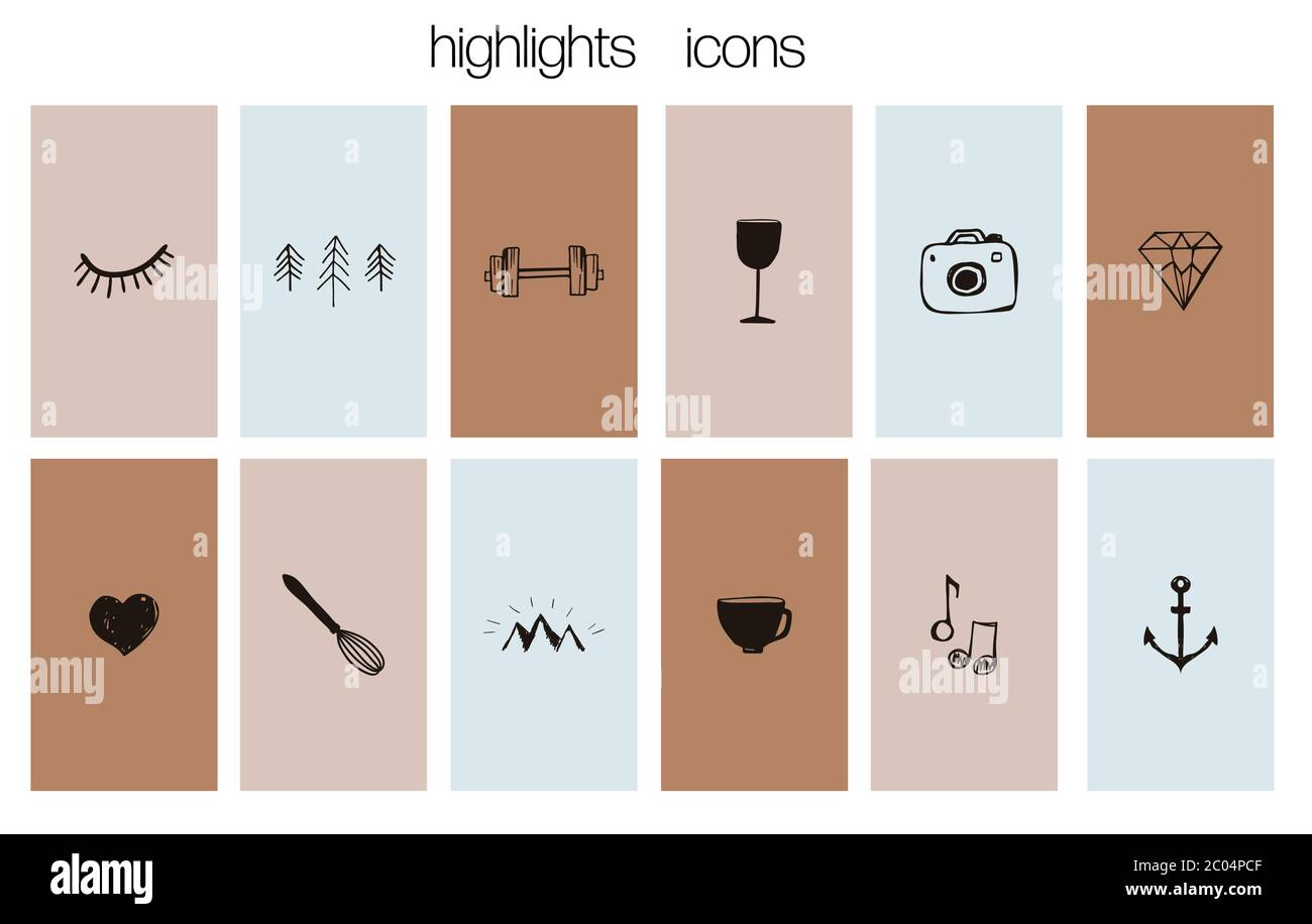 Highlight icons Stock Vector Images - Alamy