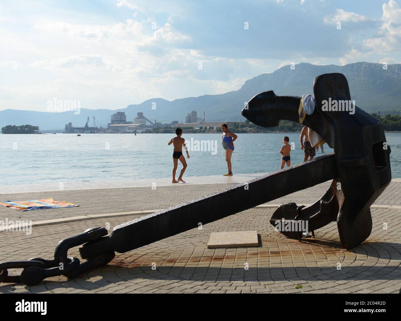 The Vranjic promenade near Split, Croatia Stock Photo - Alamy