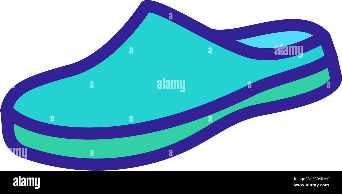 Symbol shoe clogs Stock Vector Images - Alamy