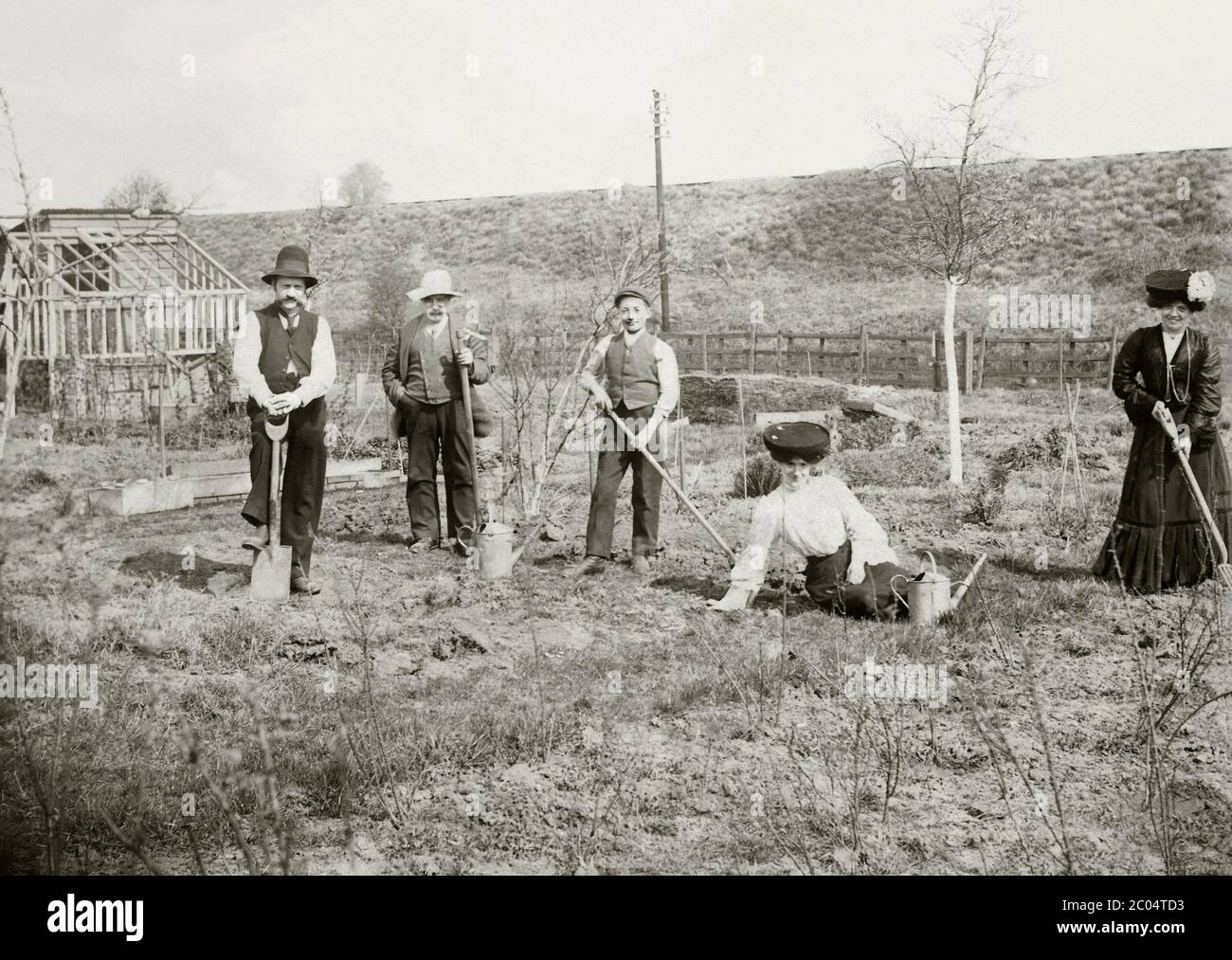 Allotment victorian hi-res stock photography and images - Alamy