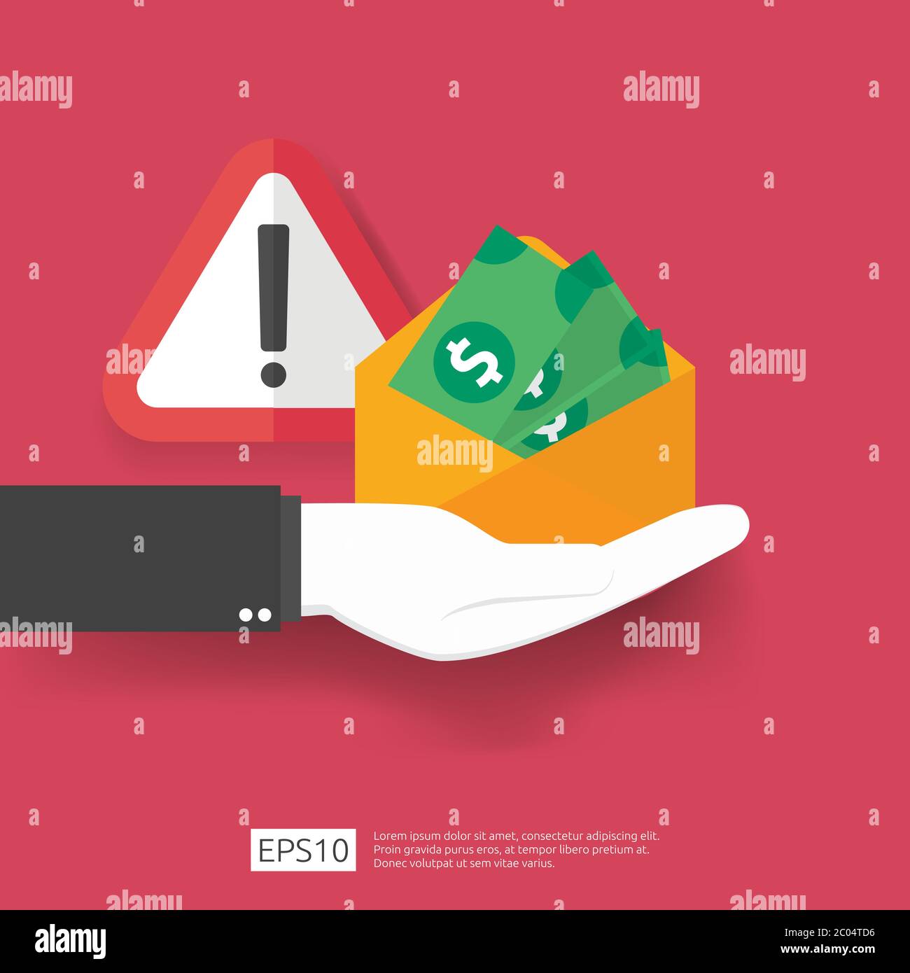 Anti Corruption, Stop and corrupt decline concept. Business bribe with ...