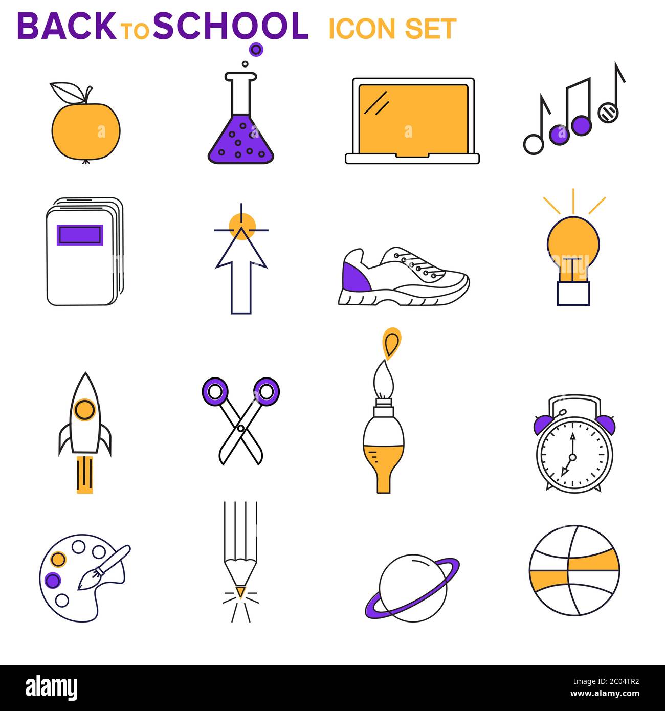 School book and pen Stock Vector Images - Alamy
