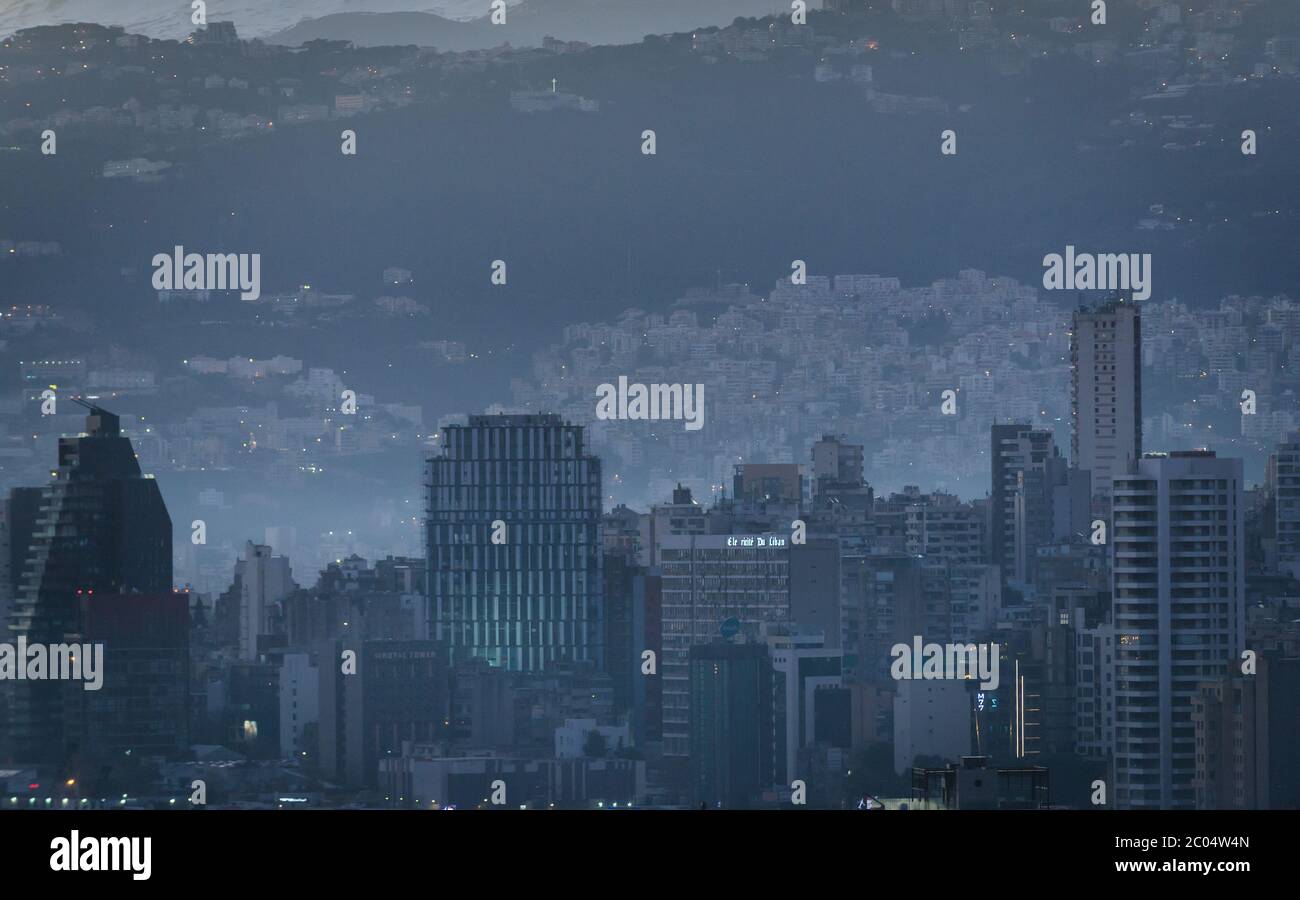 Aerial view of beirut hi-res stock photography and images - Alamy