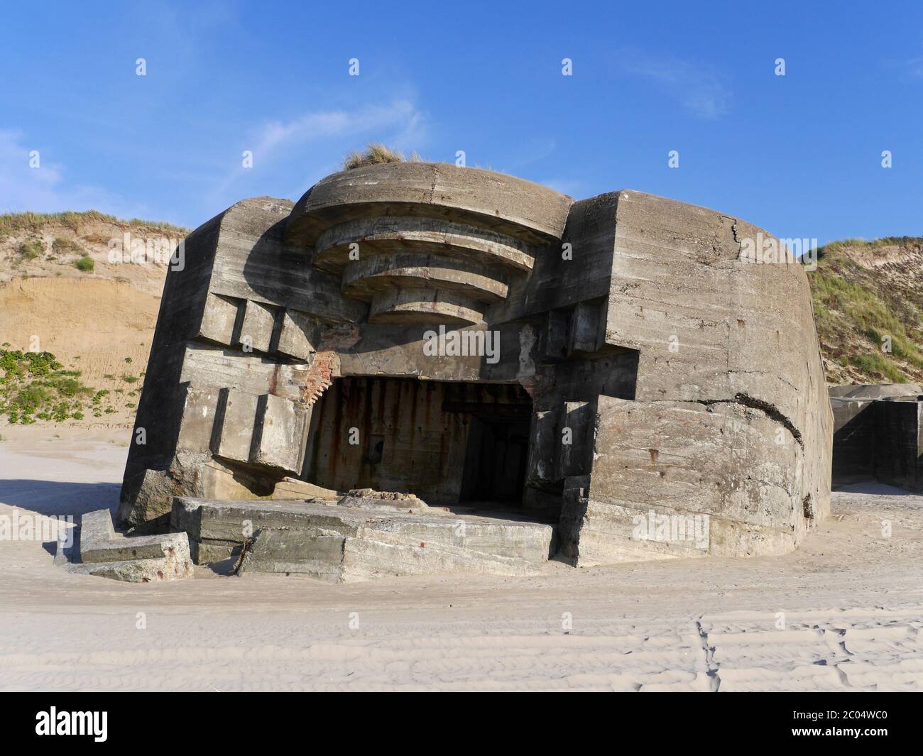 Bunker on the Atlantic Wall Stock Photo - Alamy