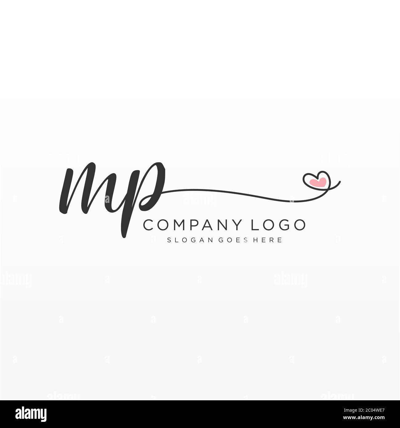 Mp initials logo Stock Vector Images - Alamy