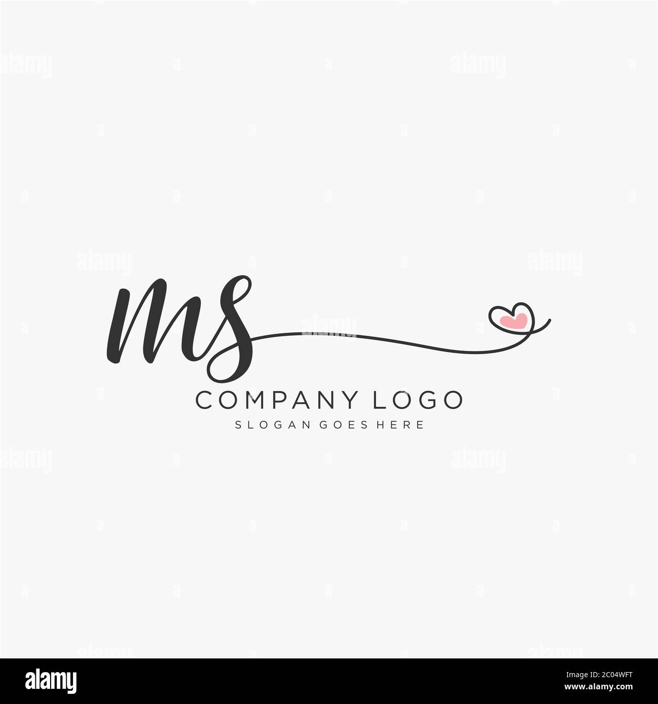 Ms wedding logo Cut Out Stock Images & Pictures - Alamy