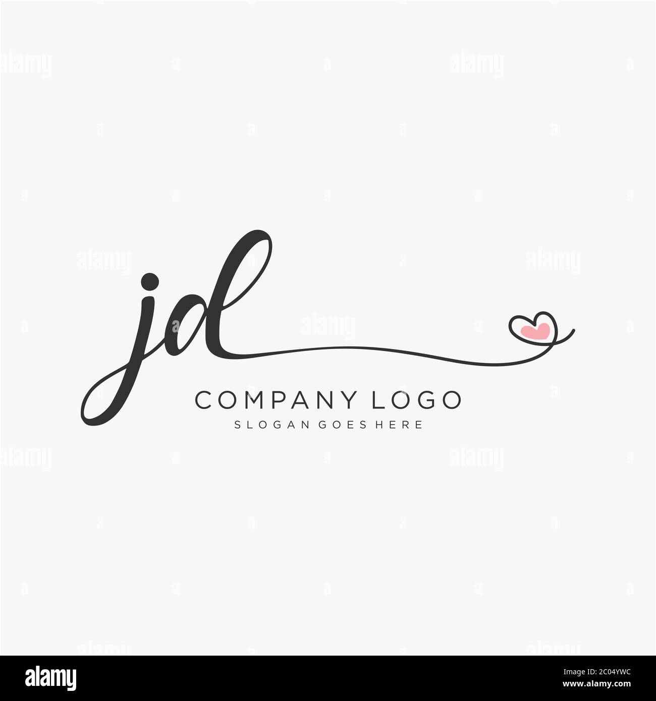 Jd initials logo Stock Vector Images - Alamy