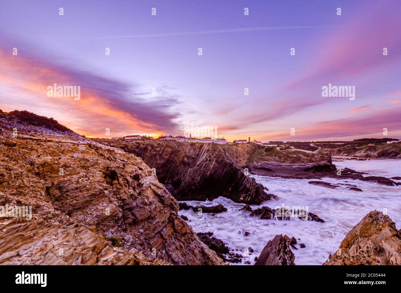 Zambujeira do mar beach in alentejo hi-res stock photography and images ...