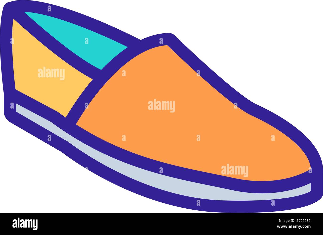 moccasin shoe icon vector outline illustration Stock Vector Image & Art ...