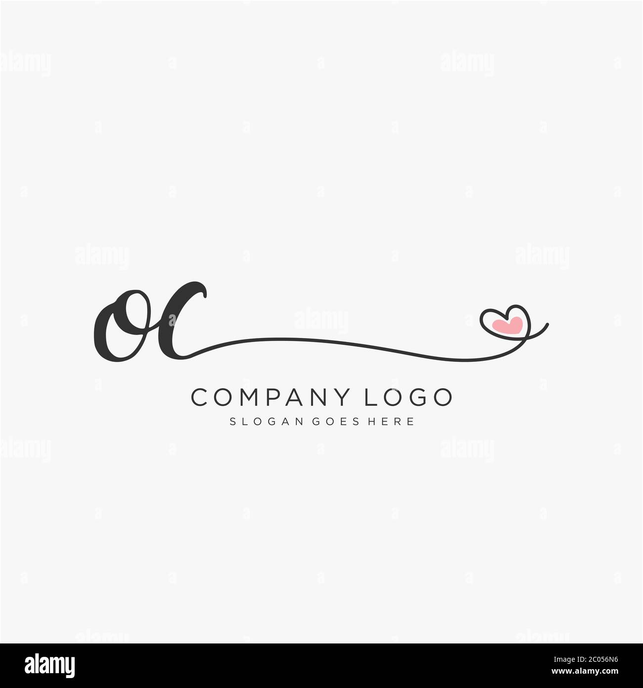 Initials oc Stock Vector Images - Alamy