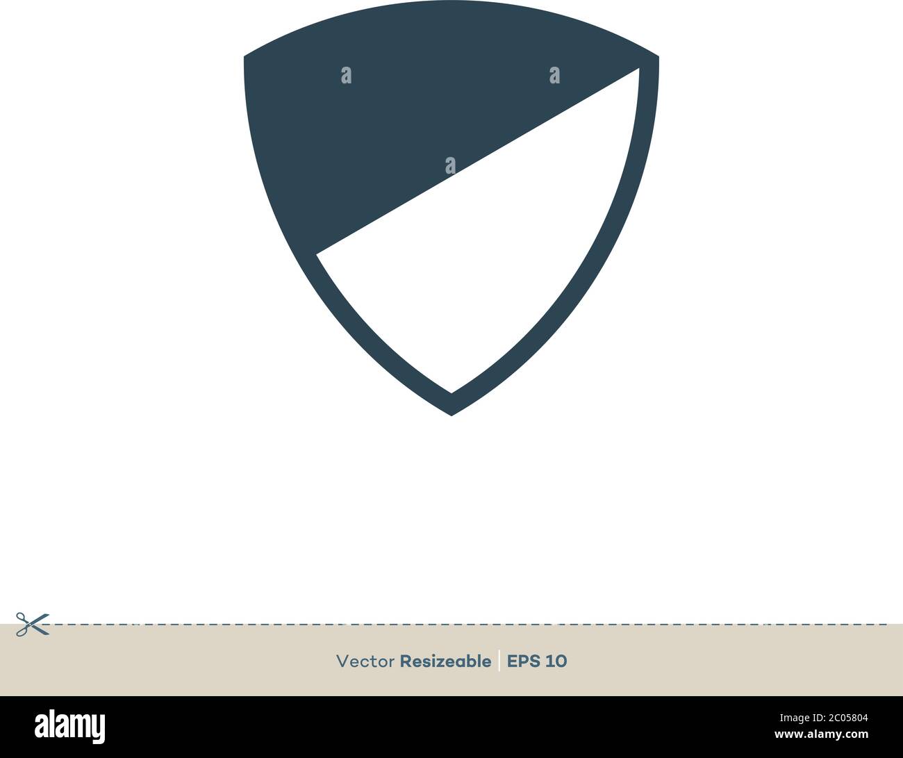 Simple Shield Icon Vector Logo Template Illustration Design. Vector EPS ...