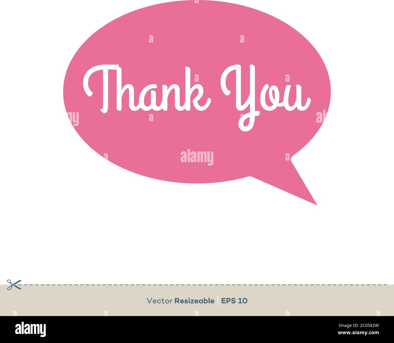 Thank icon website button Stock Vector Images - Alamy