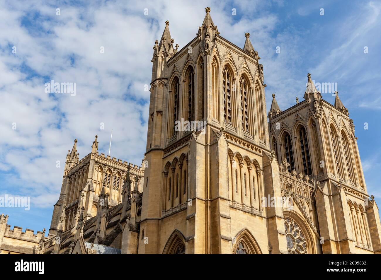 Exterior of Bristol Cathedral Stock Photo - Alamy