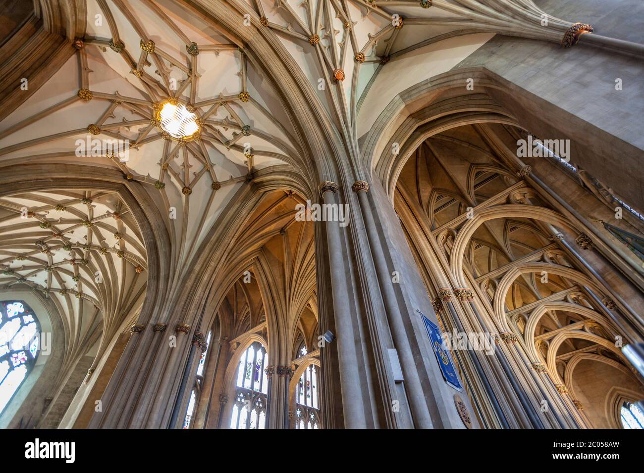 Interior of Bristol Cathedral Stock Photo - Alamy