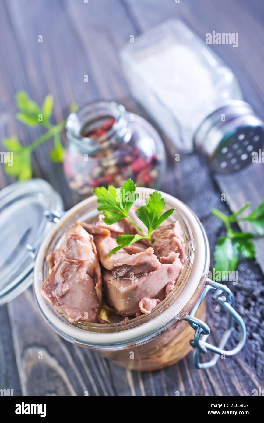 Liver of cod Stock Photo - Alamy