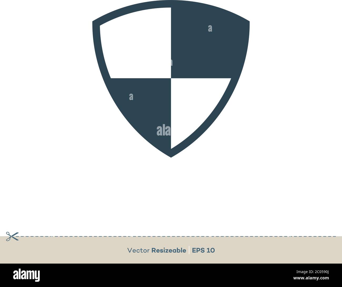 Simple Shield Icon Vector Logo Template Illustration Design. Vector EPS ...