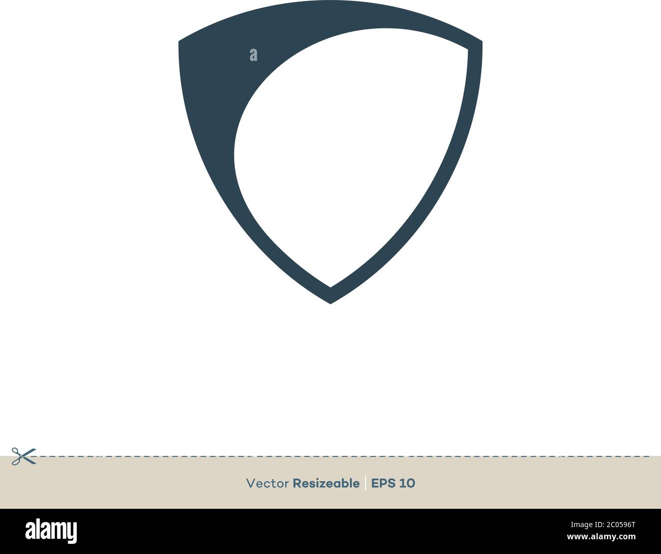 Simple Shield Icon Vector Logo Template Illustration Design. Vector EPS ...