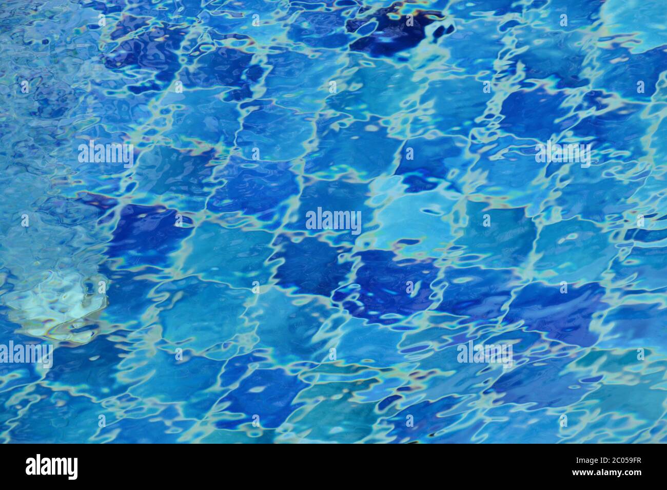 blurry water rippled in swimming pool Stock Photo - Alamy