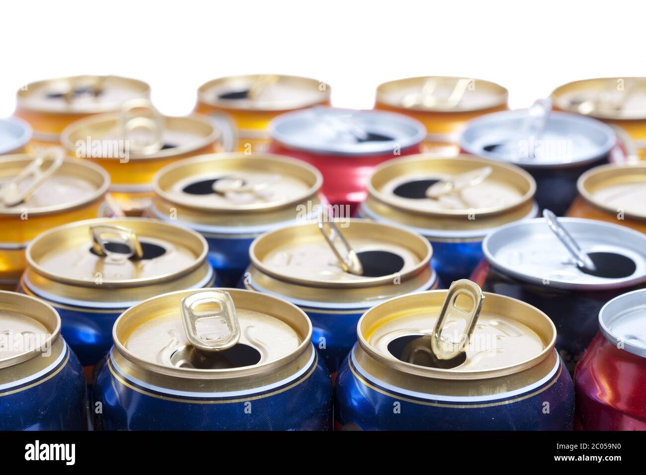 Empty aluminum soft drink cans hi-res stock photography and images - Alamy