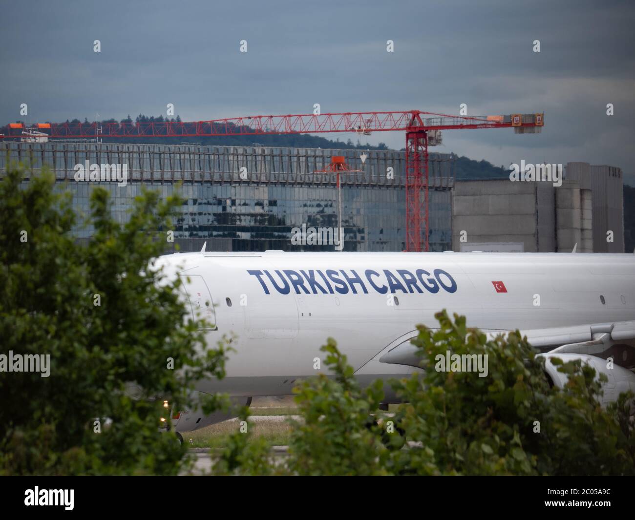 Turkish Cargo Plane Taxiing at ZRH Stock Photo - Alamy