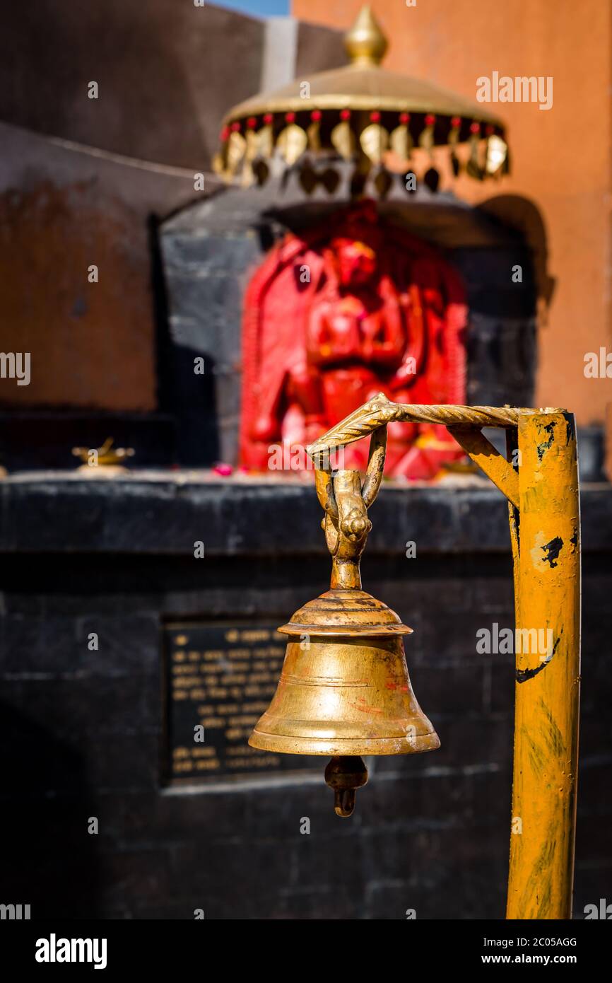 Ancient bell in durbar square hi-res stock photography and images - Alamy
