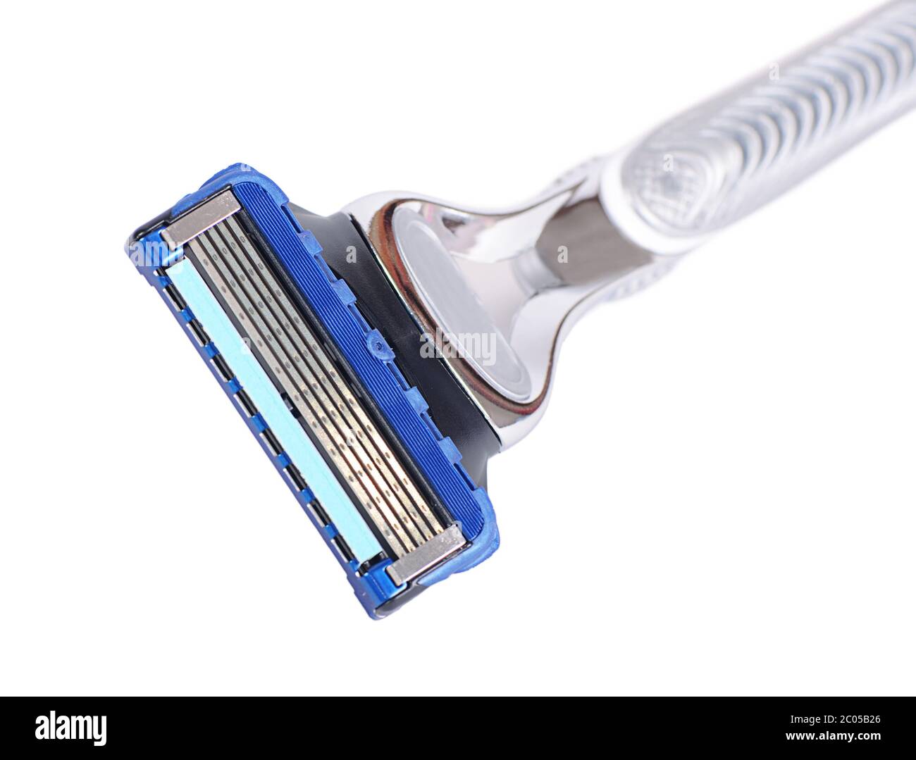 Safety razor isolated on white background Stock Photo - Alamy